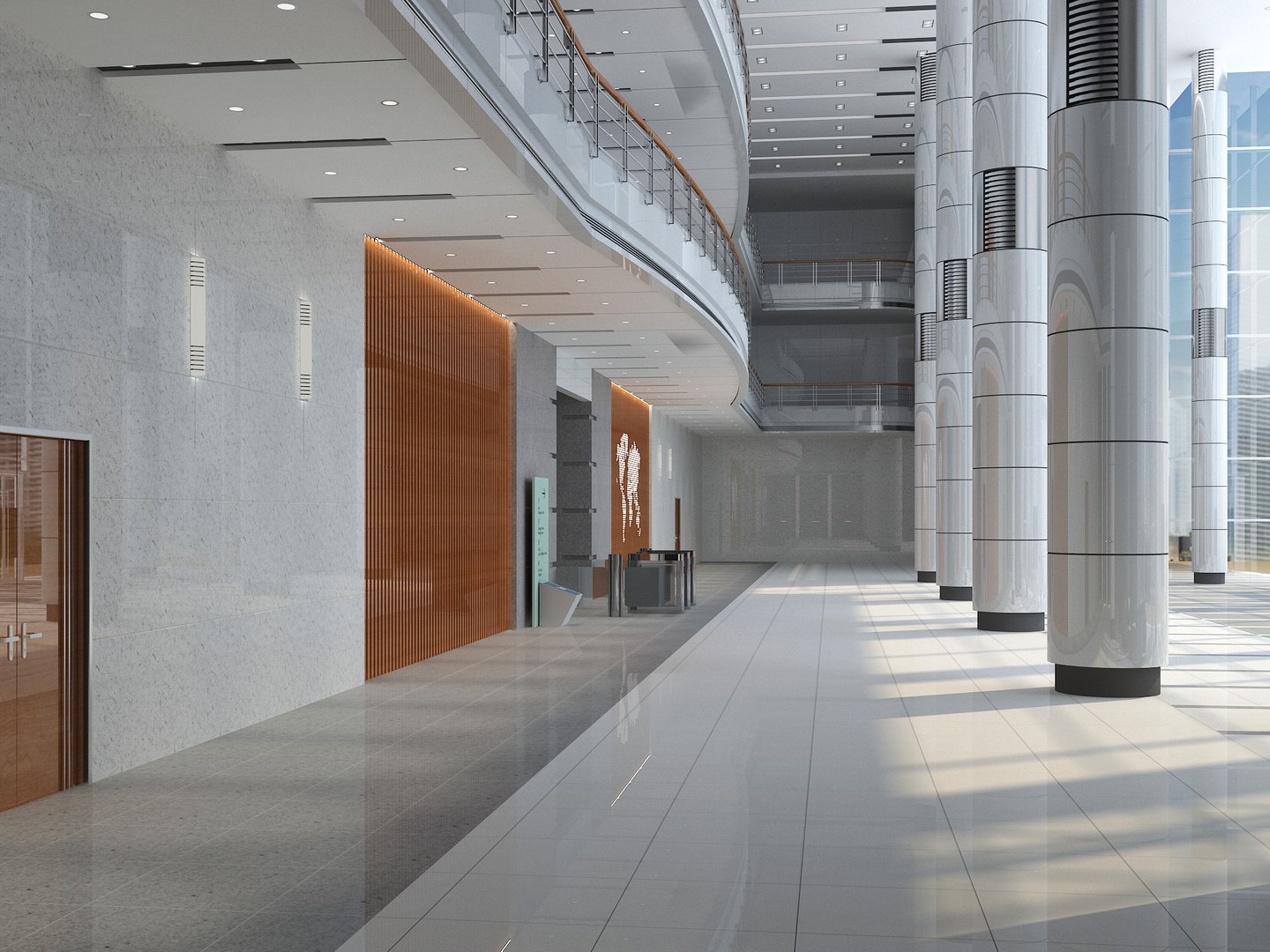 Office Lobby 05 3D Model - TurboSquid 2111703