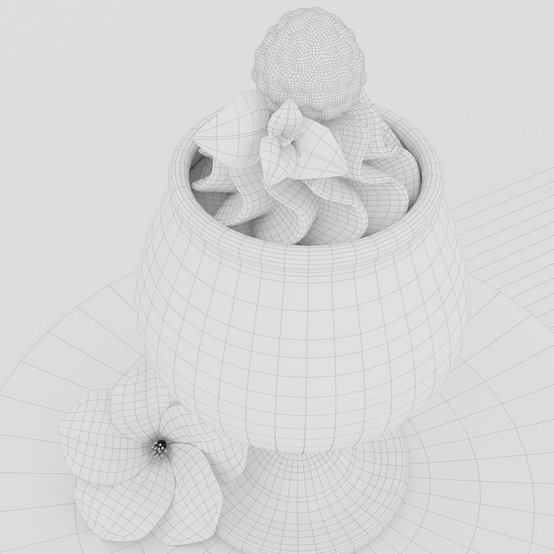 Raspberry Dessert 3D Model - TurboSquid 2022025