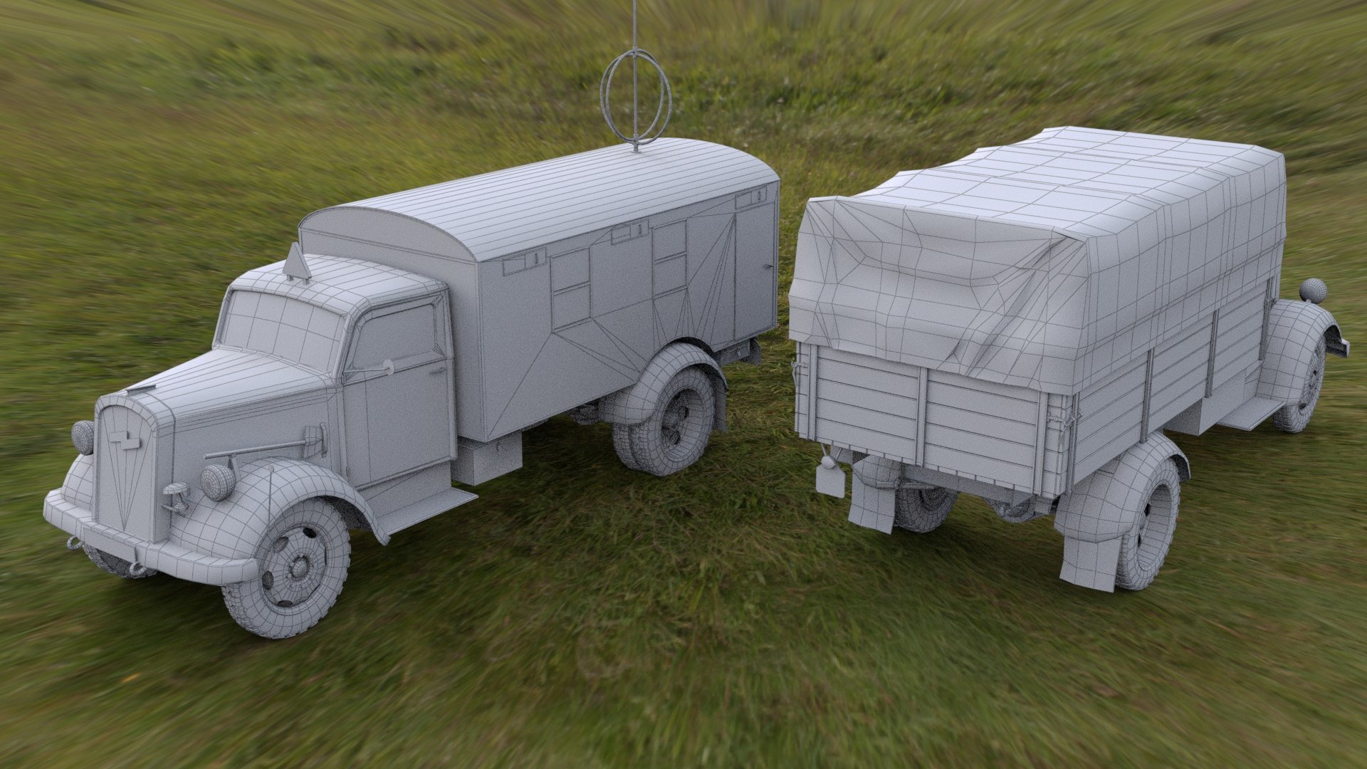 3D Model Opel Blitz - TurboSquid 1967390