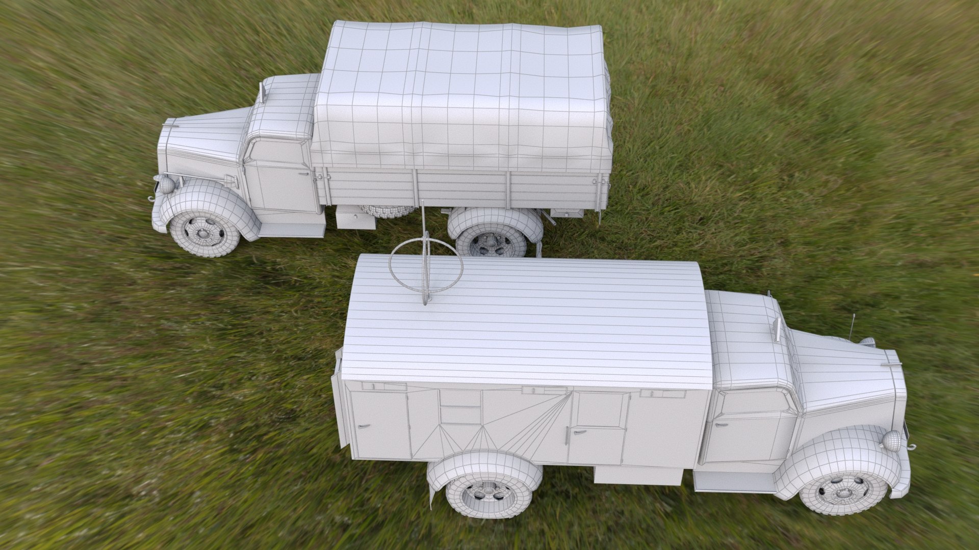 3D Model Opel Blitz - TurboSquid 1967390