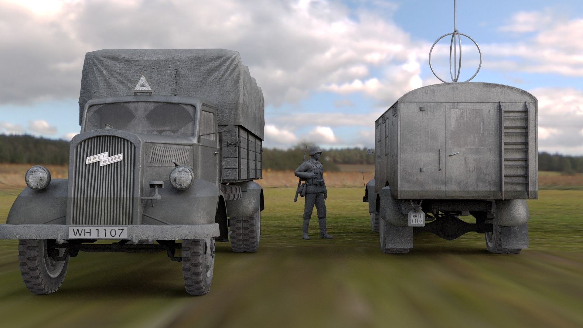 3D Model Opel Blitz - TurboSquid 1967390