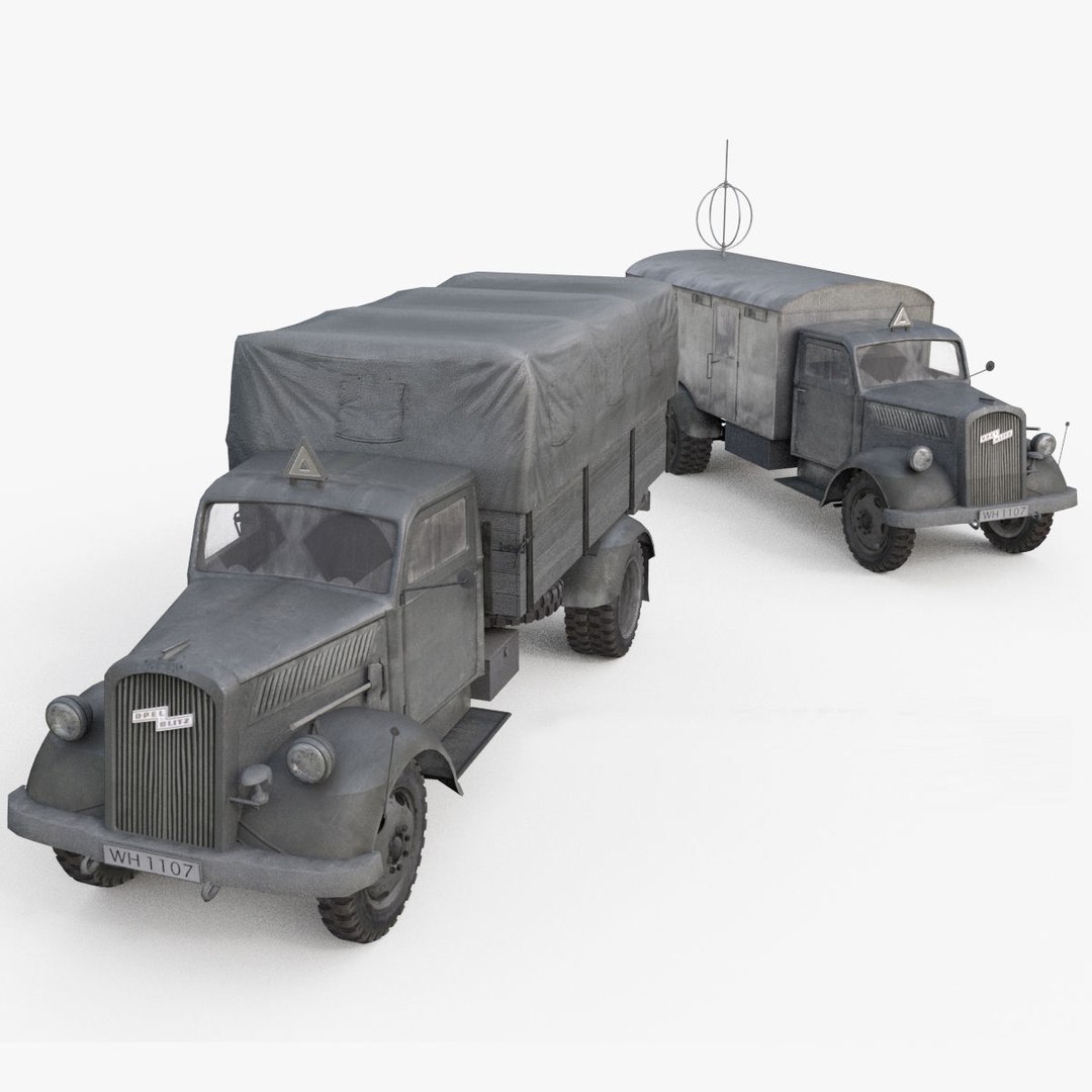 3D Model Opel Blitz - TurboSquid 1967390