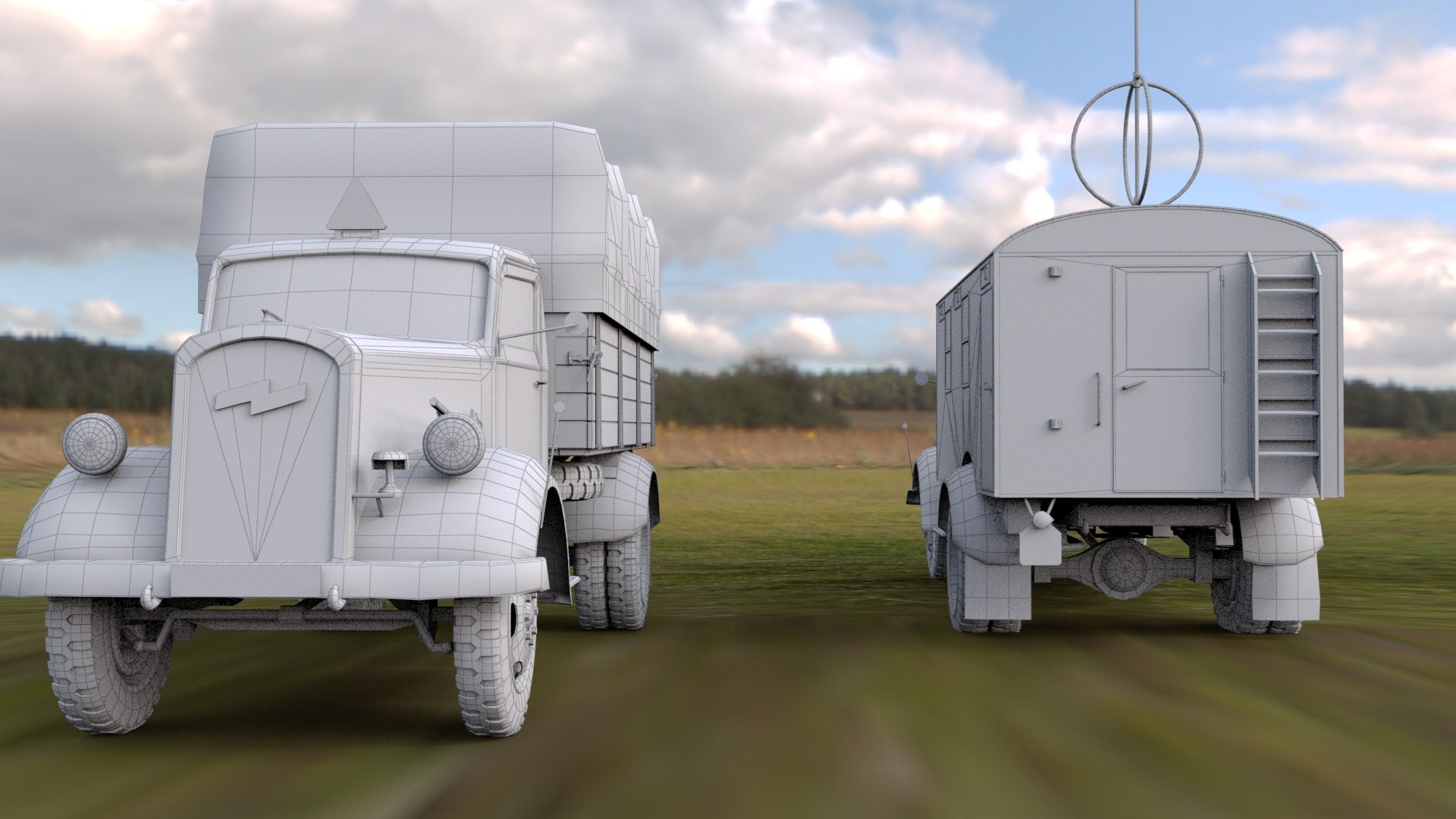 3D Model Opel Blitz - TurboSquid 1967390