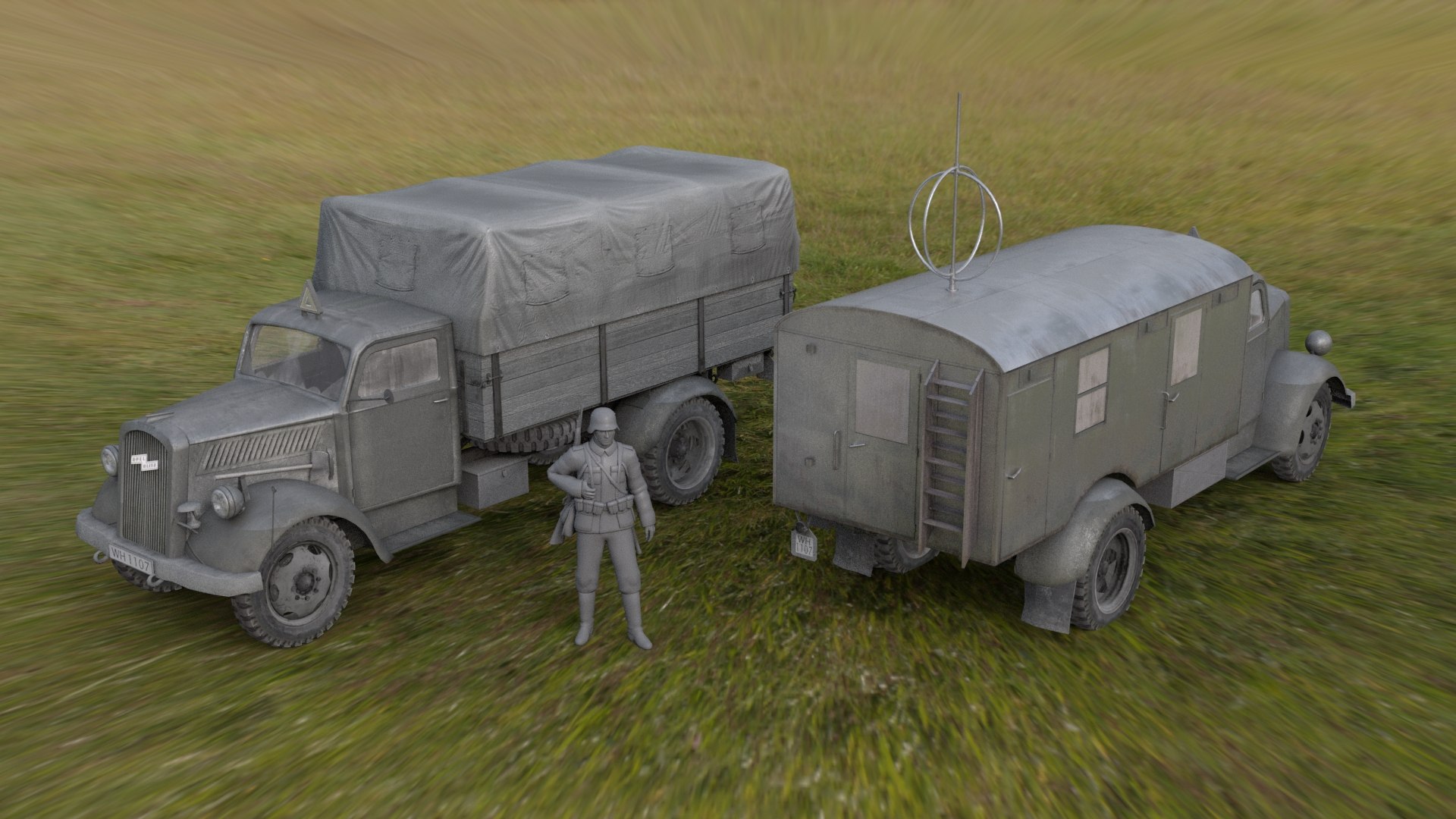 3D Model Opel Blitz - TurboSquid 1967390