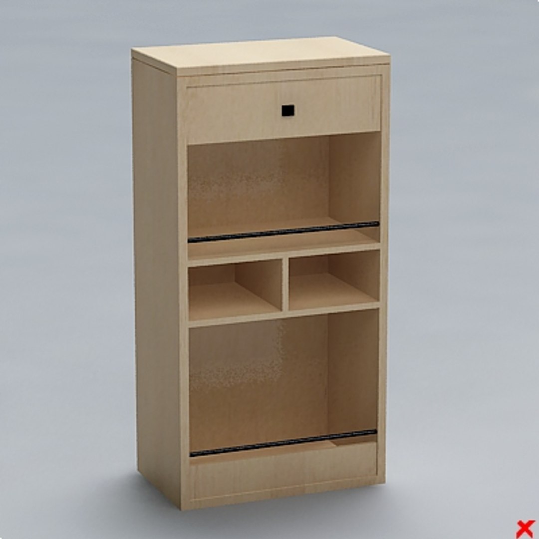 Free Cabinet Office 3d Model