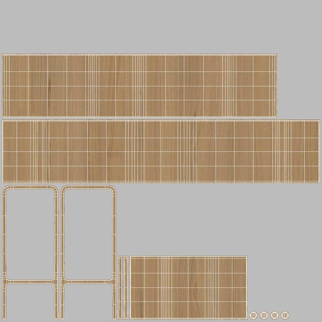 Contemporary Bedside Table For 3D Print 3D Model - TurboSquid 2258179