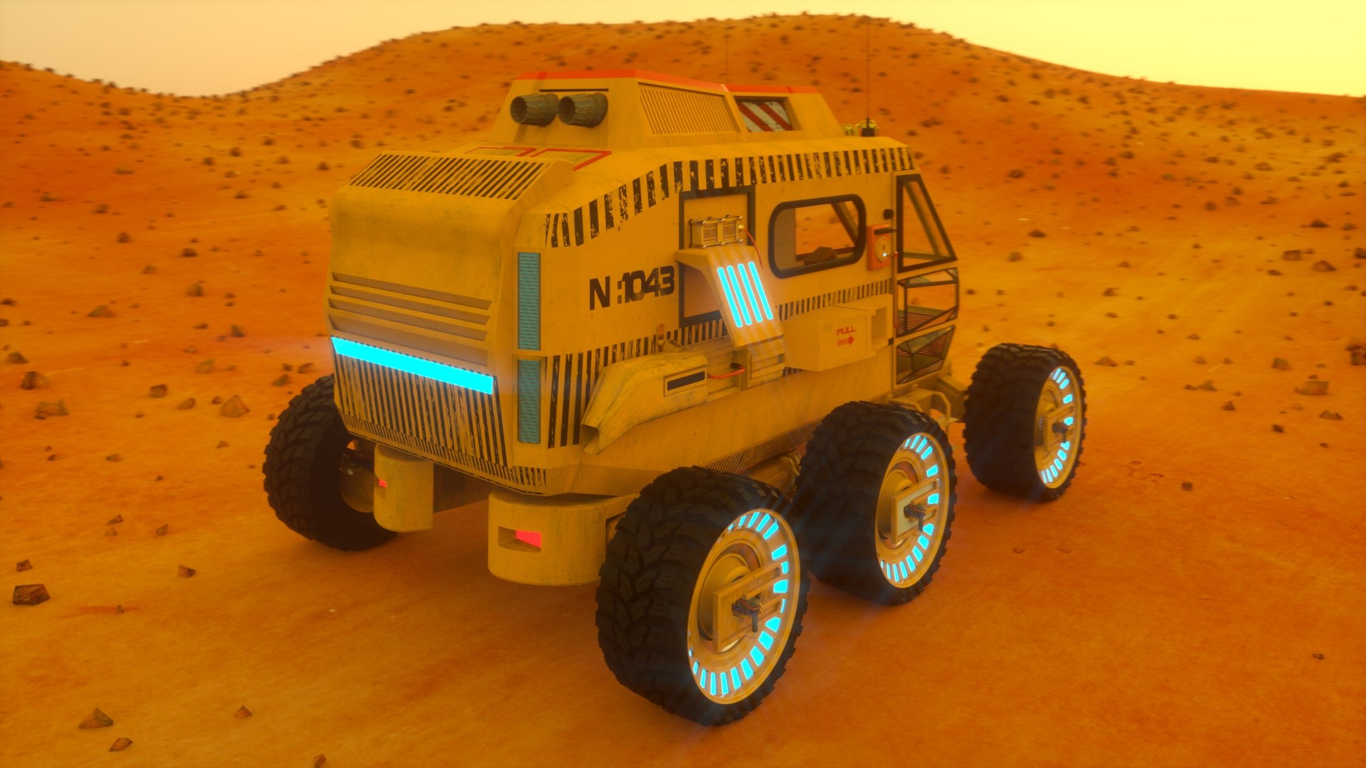 3D model mars vehicle - TurboSquid 1700139