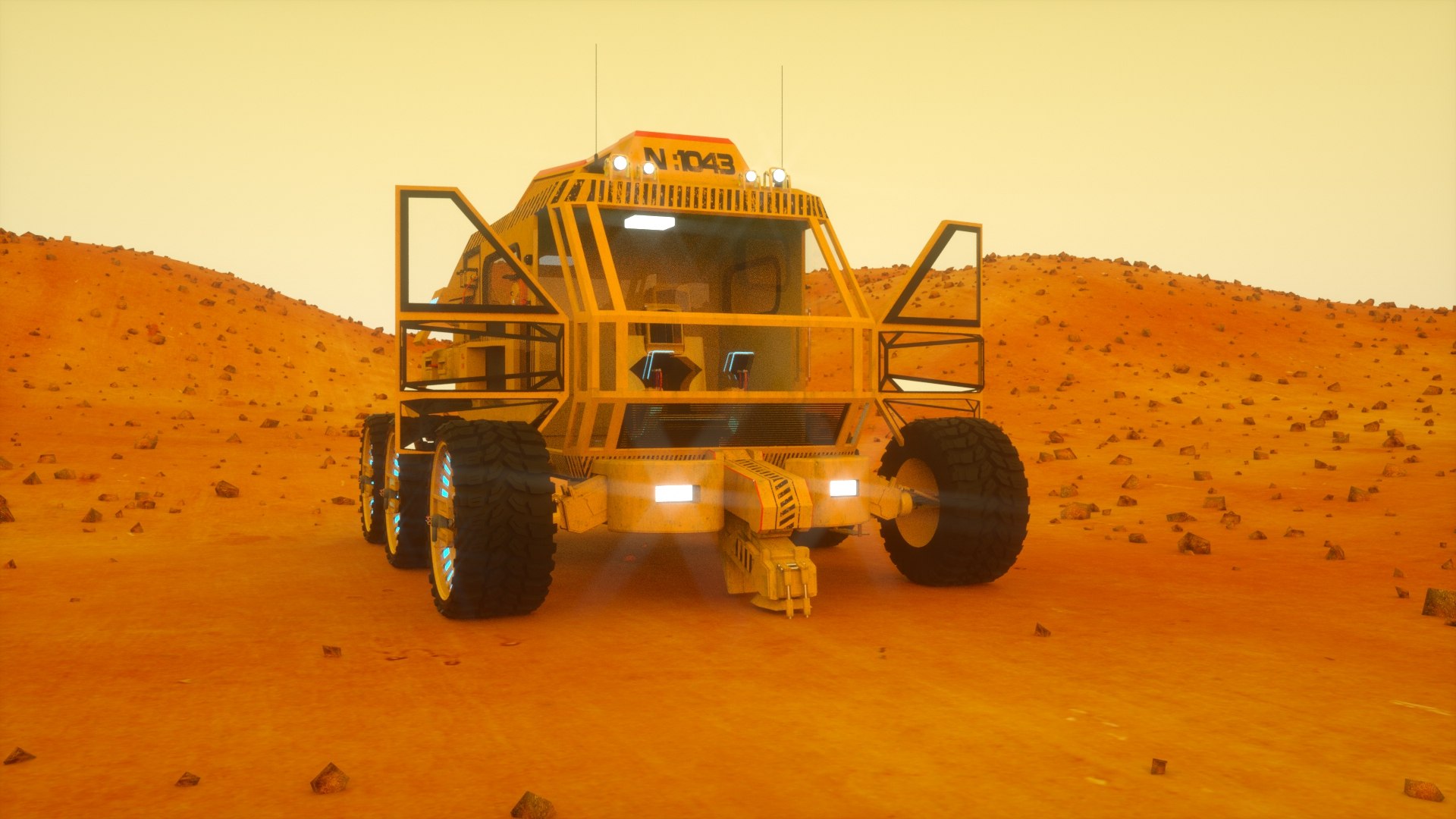 3D model mars vehicle - TurboSquid 1700139