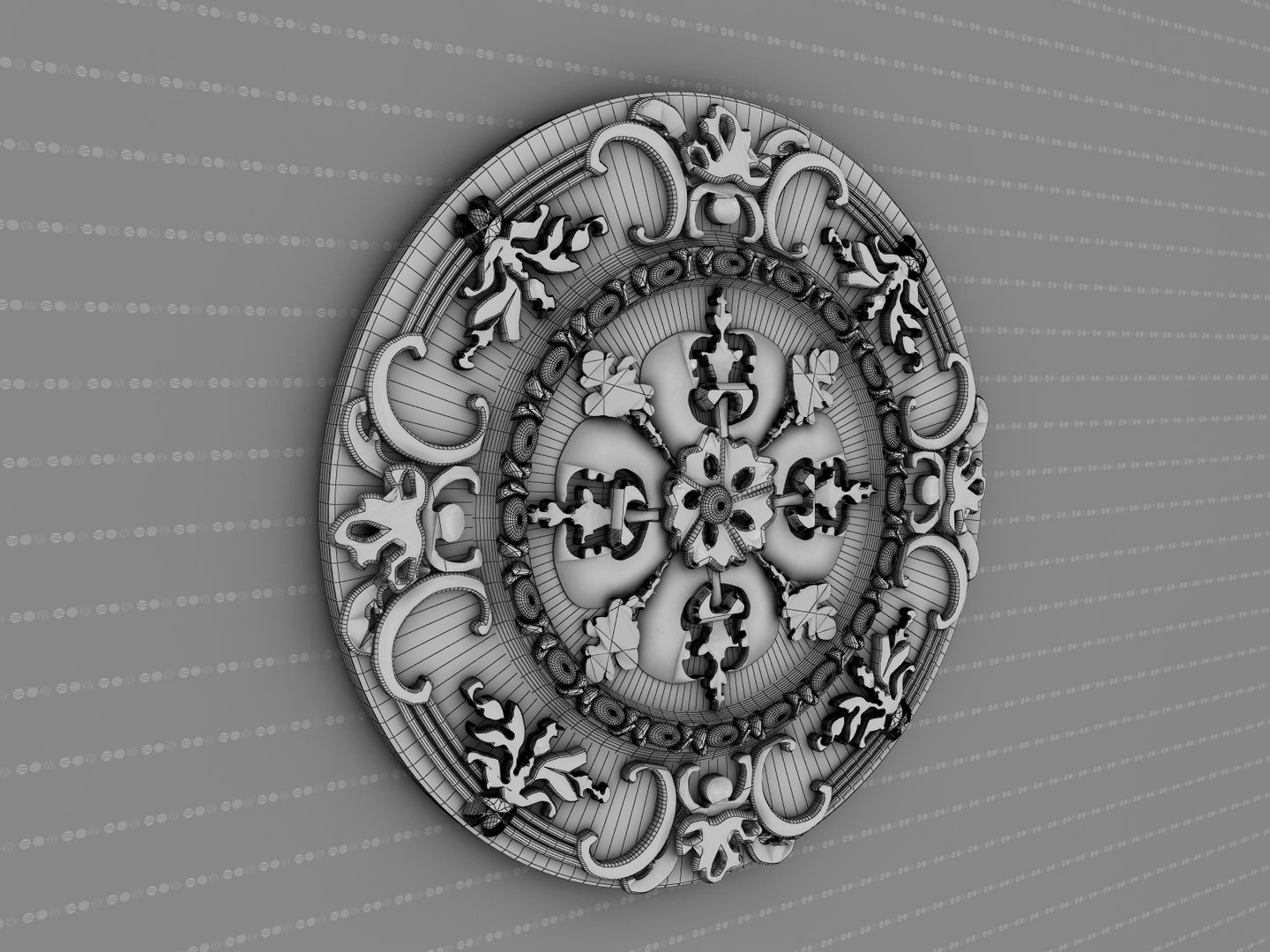 Rosette 3D Model - TurboSquid 1387406