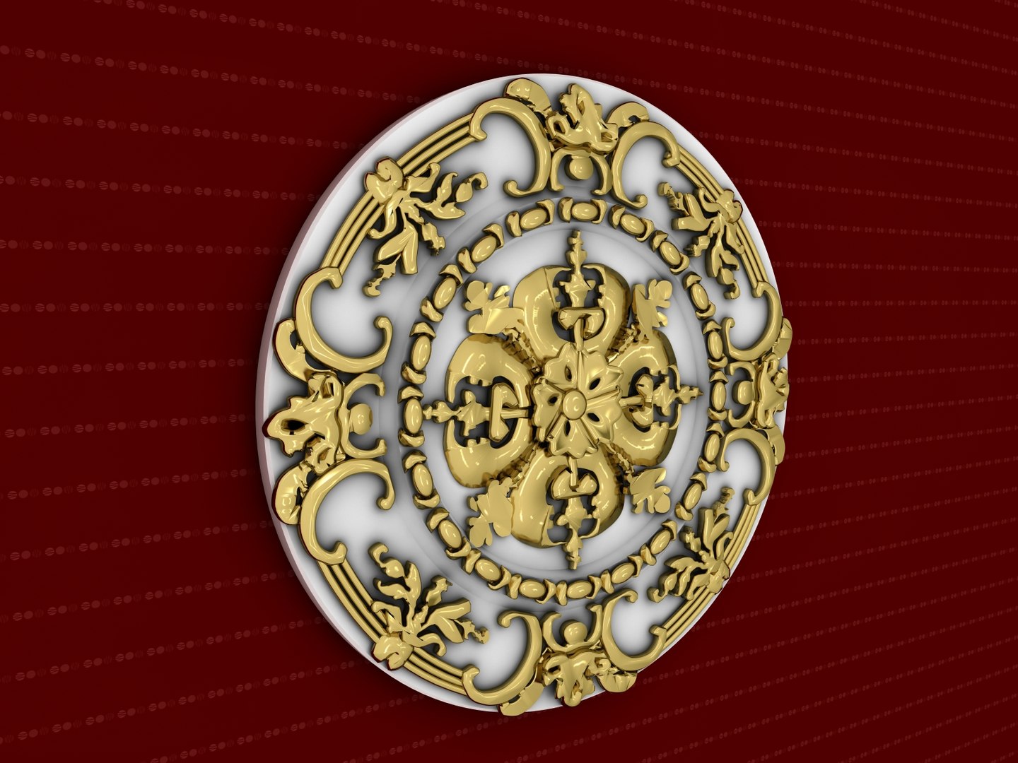 Rosette 3D Model - TurboSquid 1387406