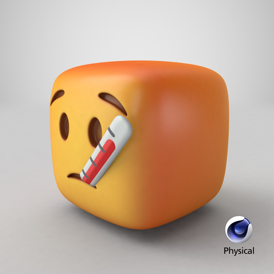 Smiley Face Emoji 52 3D Model - TurboSquid 2088139
