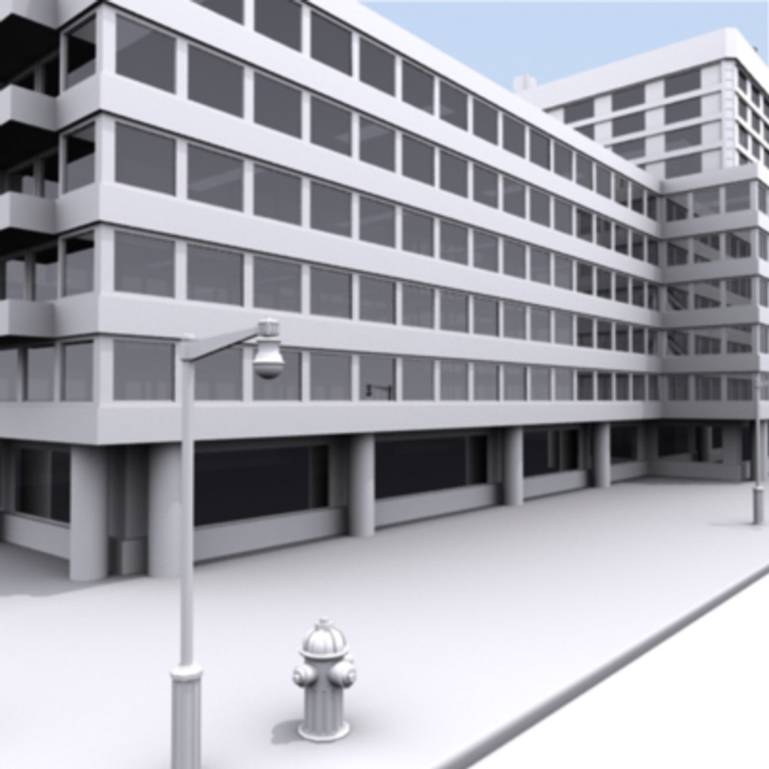 C4d Building City Block