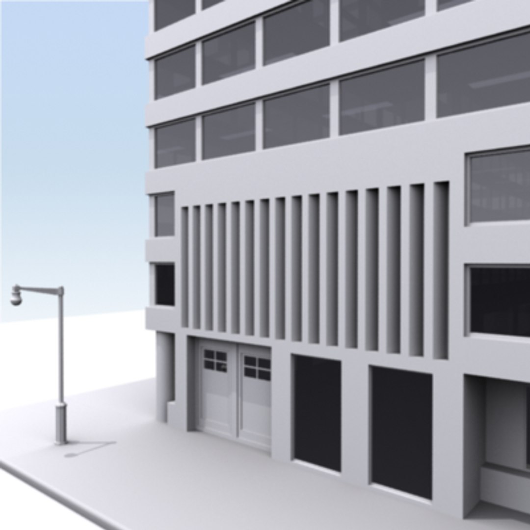C4d Building City Block