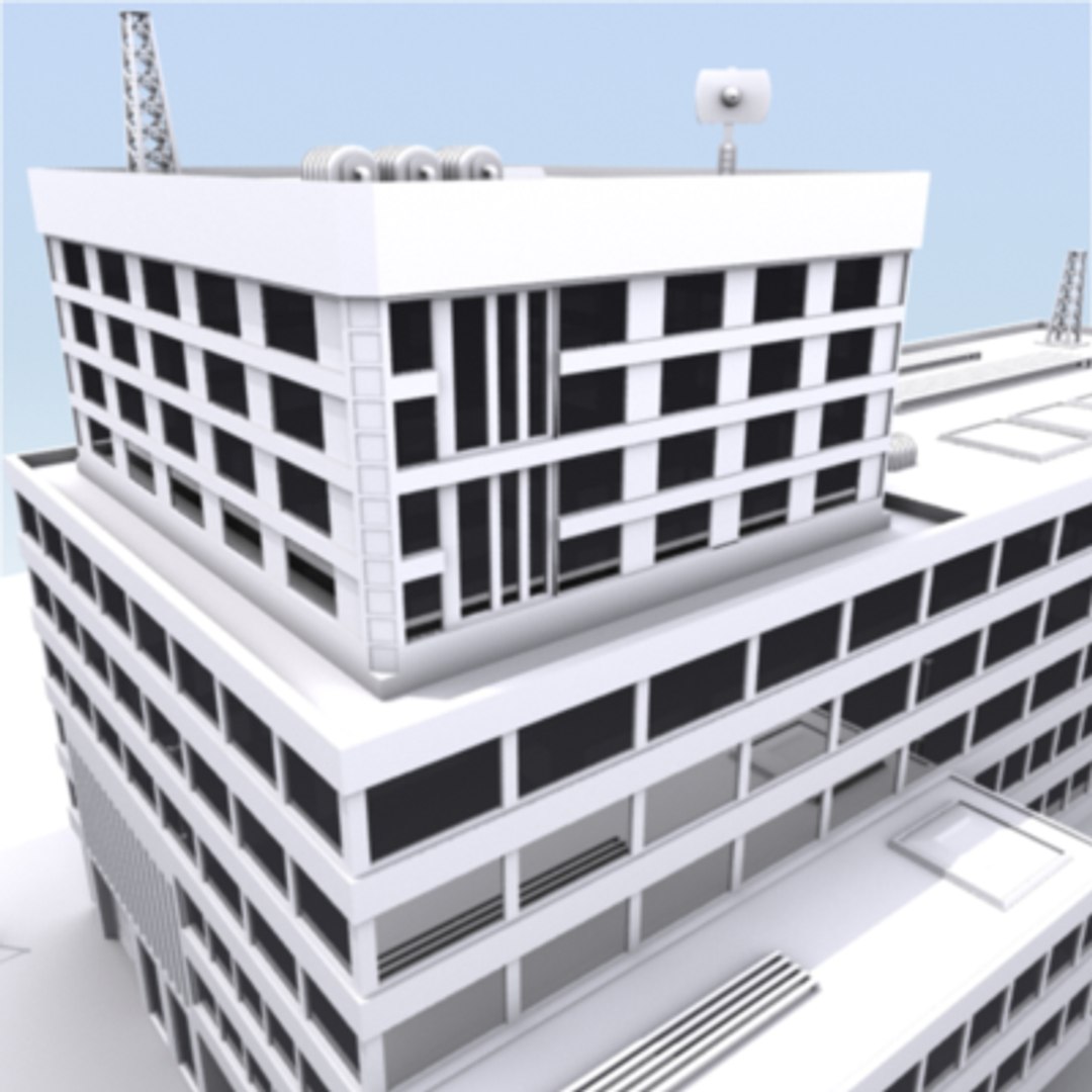 C4d Building City Block
