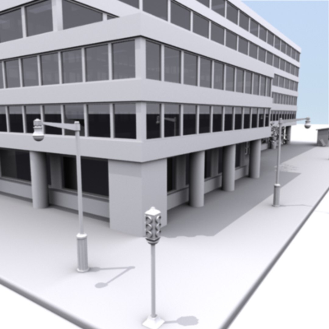 C4d Building City Block