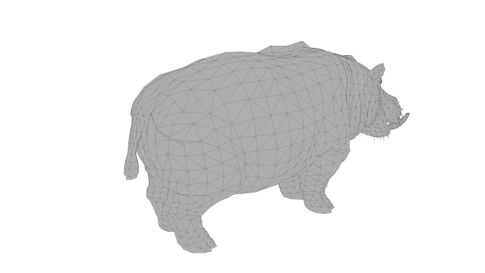 3D Hippo 3D Model Game-Ready Wildlife Animal Model - TurboSquid 2415020