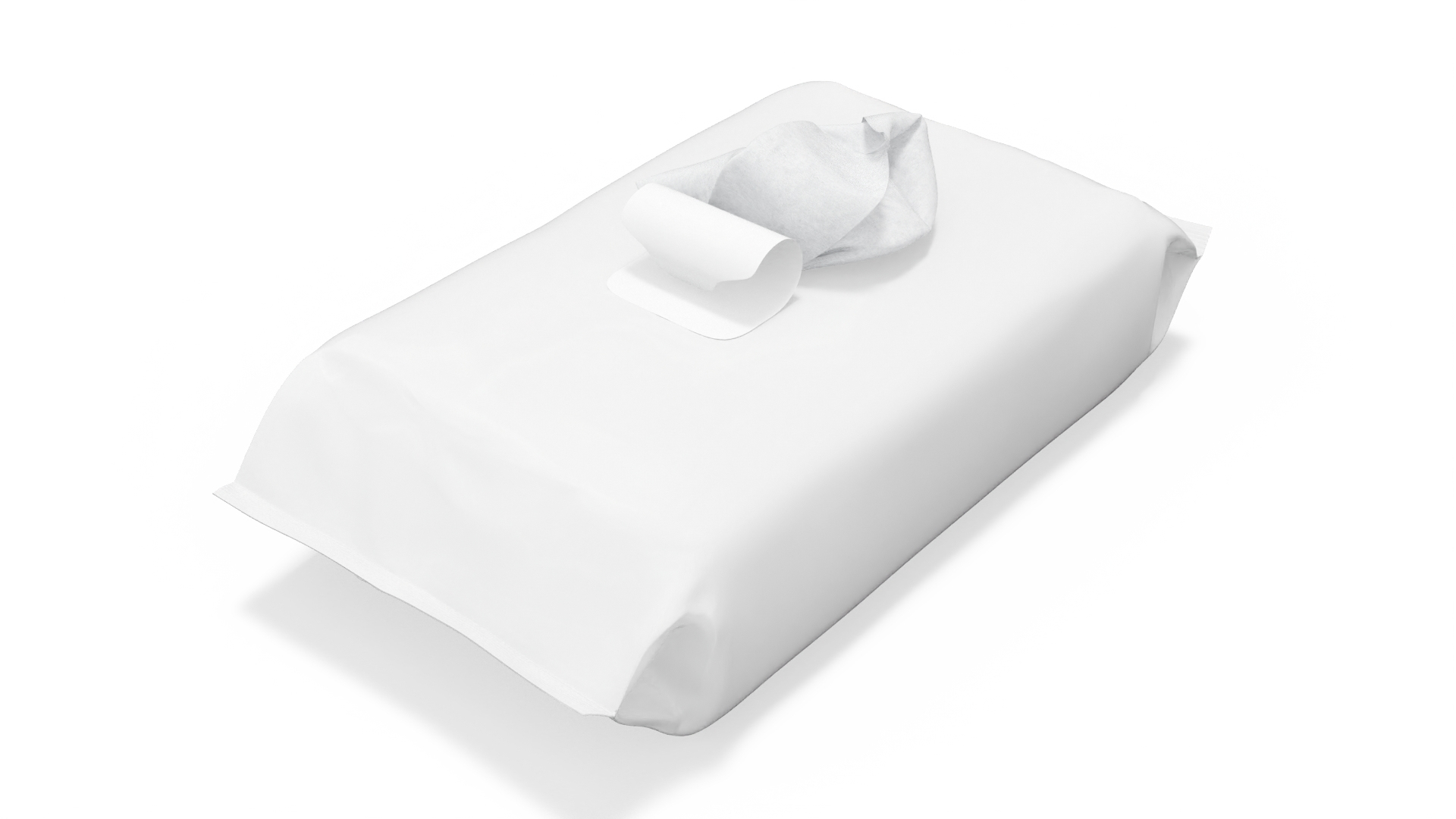 Open Pack With Wet Napkin Sticking Out 3D Model - TurboSquid 2230694