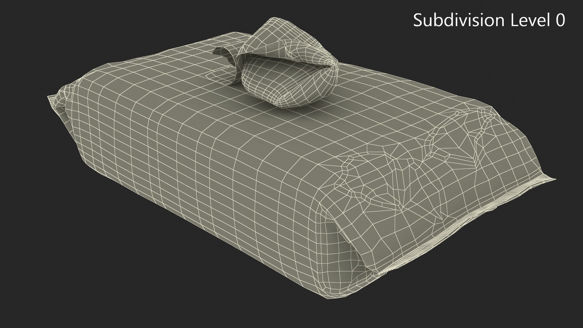 Open Pack With Wet Napkin Sticking Out 3D Model - TurboSquid 2230694