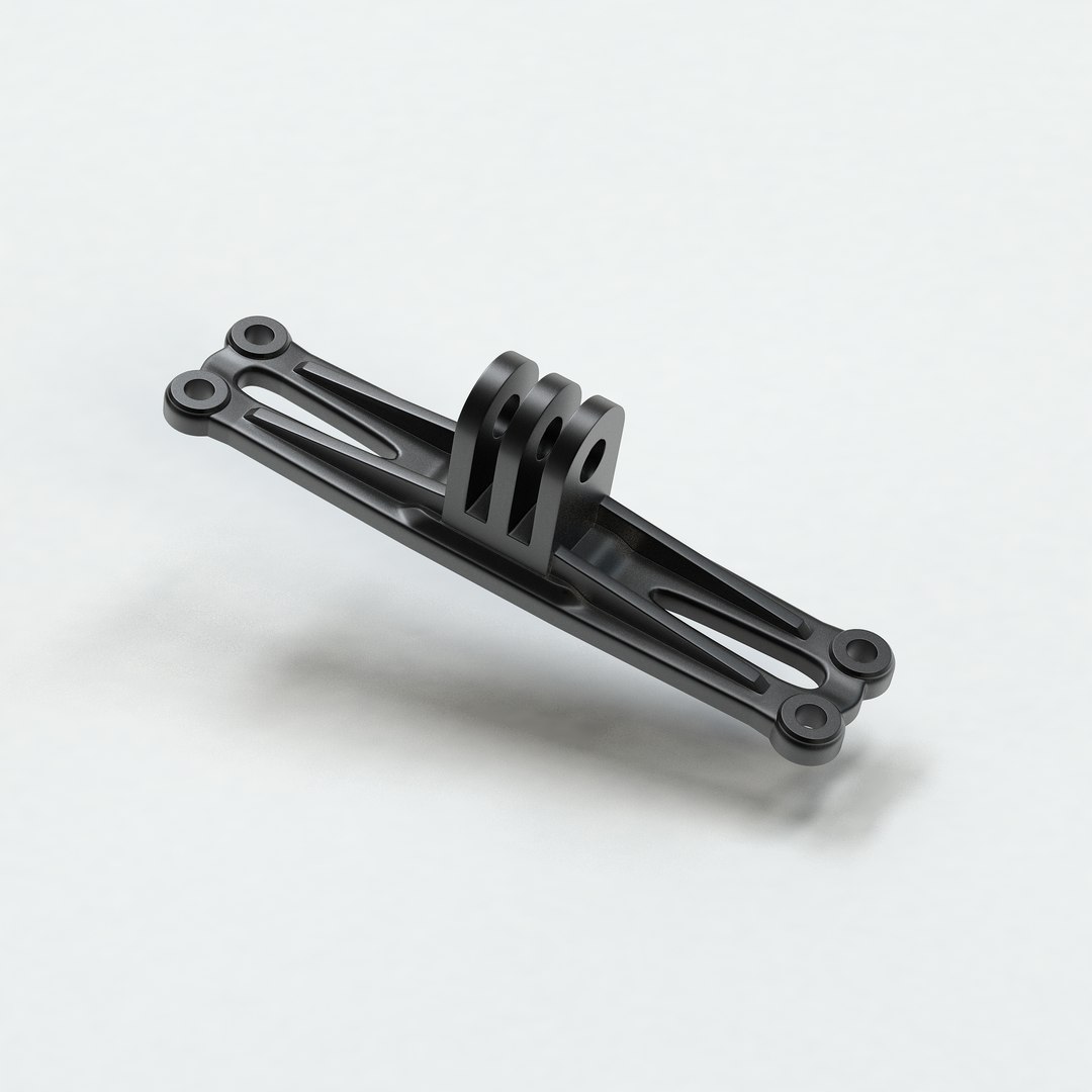 Action Camera Mount Adjustable 3D Model - TurboSquid 1873812