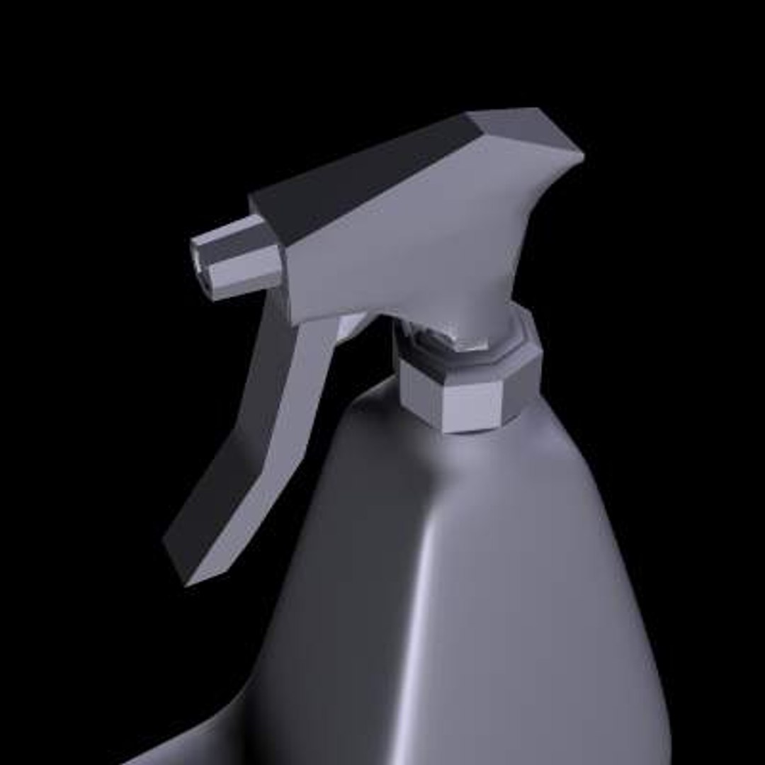Spray Bottle 3d Model