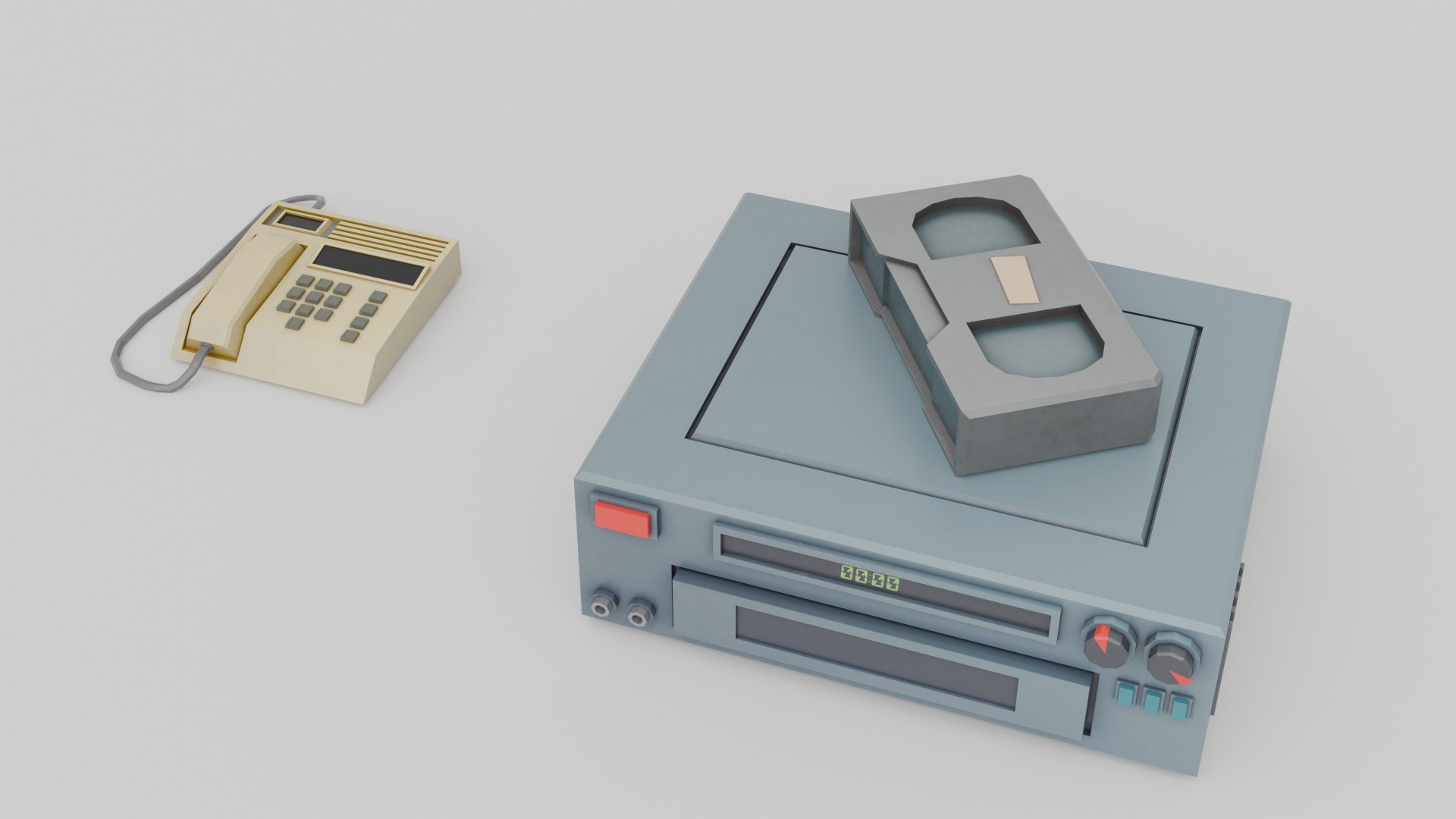 3D Model 3D Vintage Tech Props Pack - TurboSquid 2217462