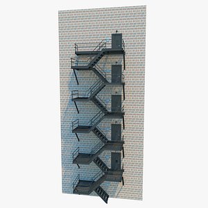 3D Fire Escape Models - Browse & Download Formats - TurboSquid