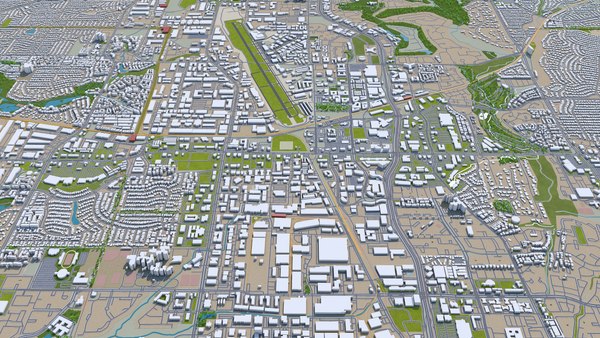 3D Plano Texas USA model - TurboSquid 1720506
