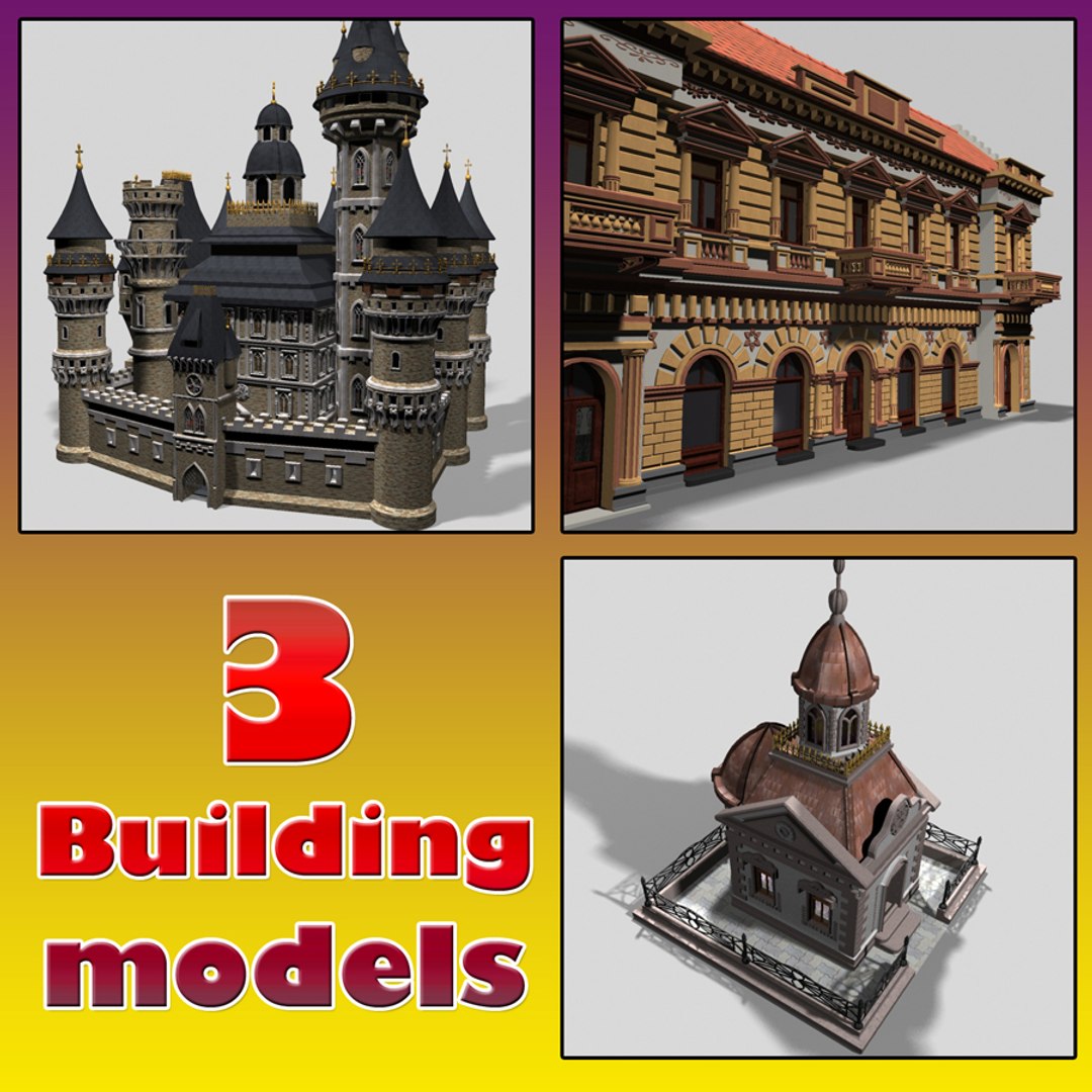 Old Building 3d Max