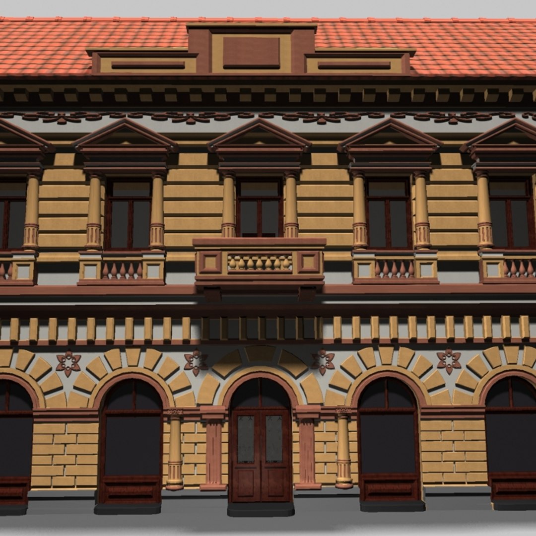 old building 3d max