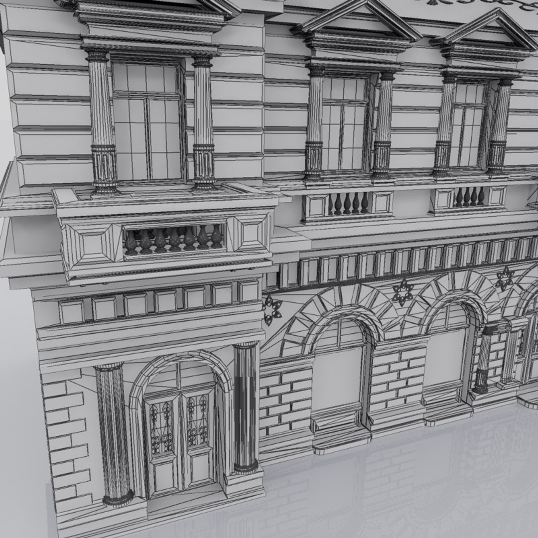 old building 3d max