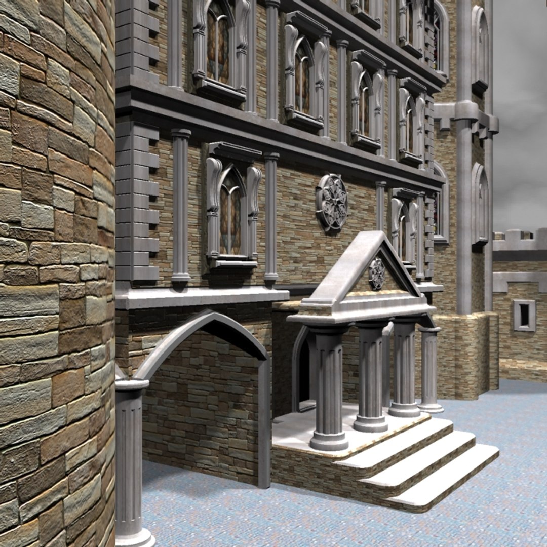 Old Building 3d Max