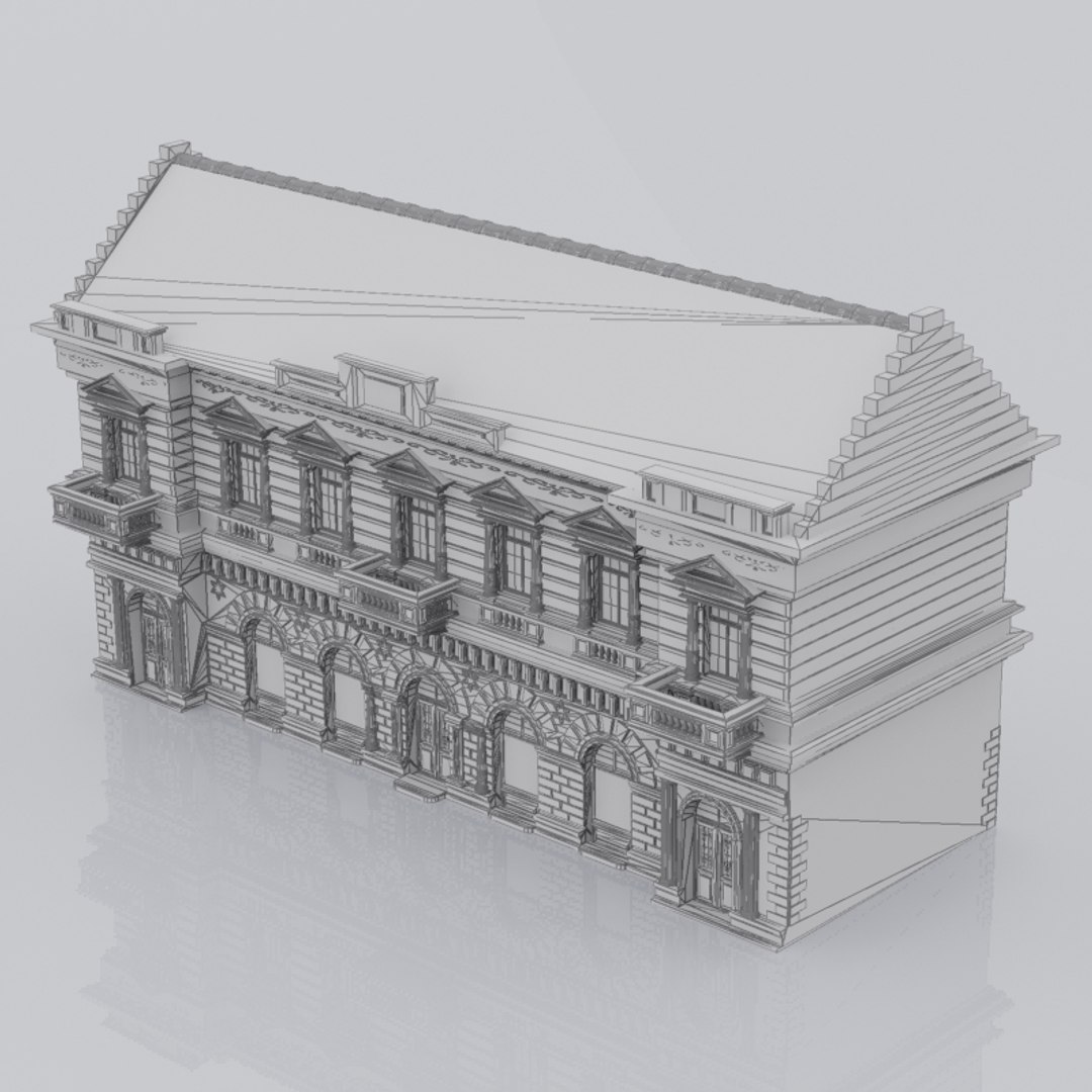old building 3d max