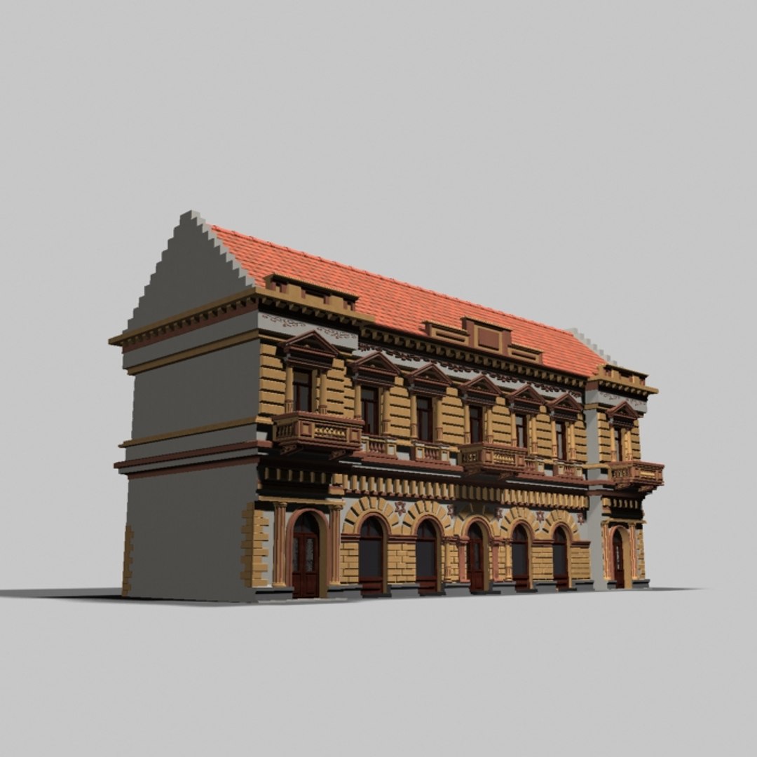 old building 3d max