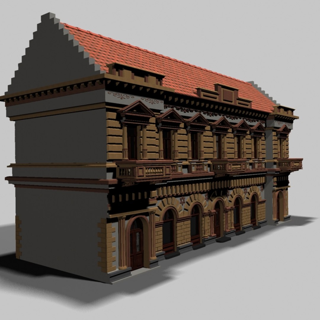 old building 3d max