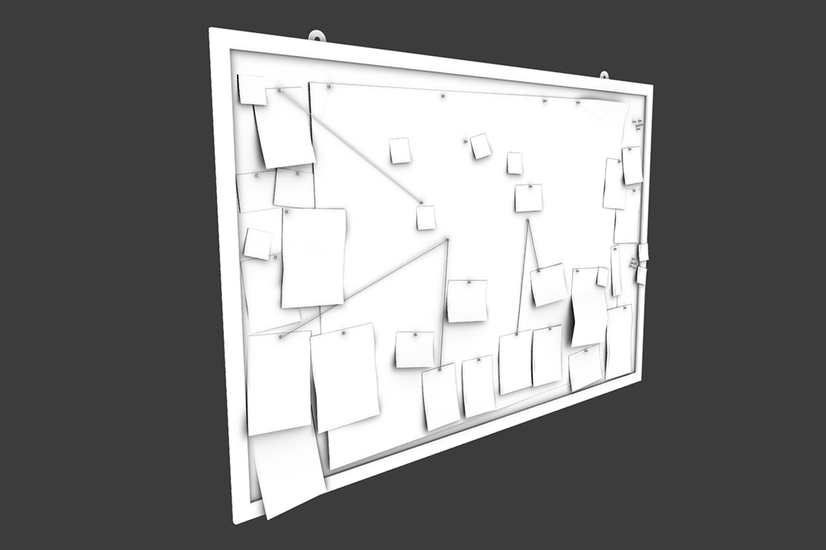 Detective Pinboard 3D - TurboSquid 1316669