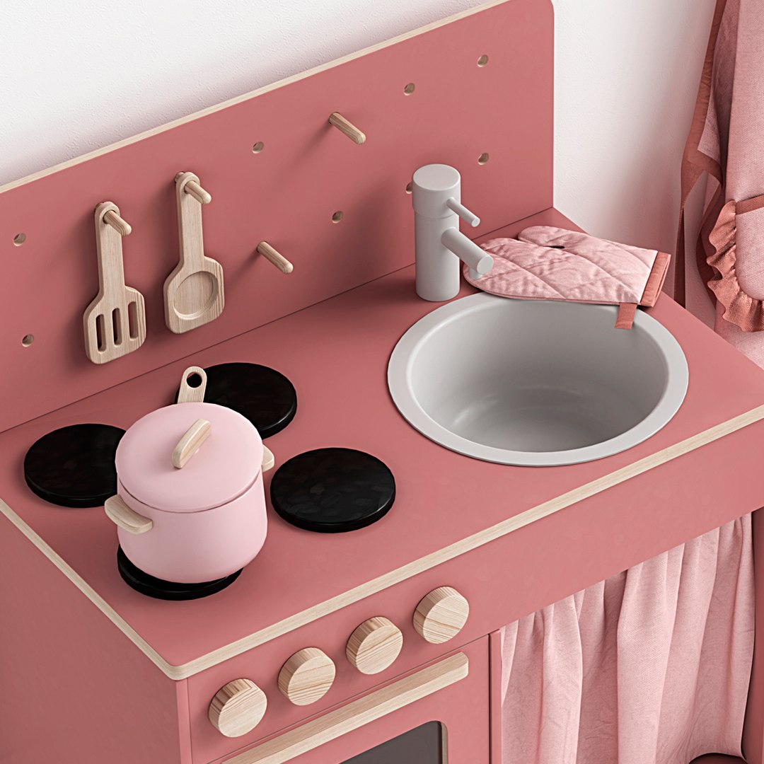 3D Play Kitchen By Flexa - TurboSquid 1853465