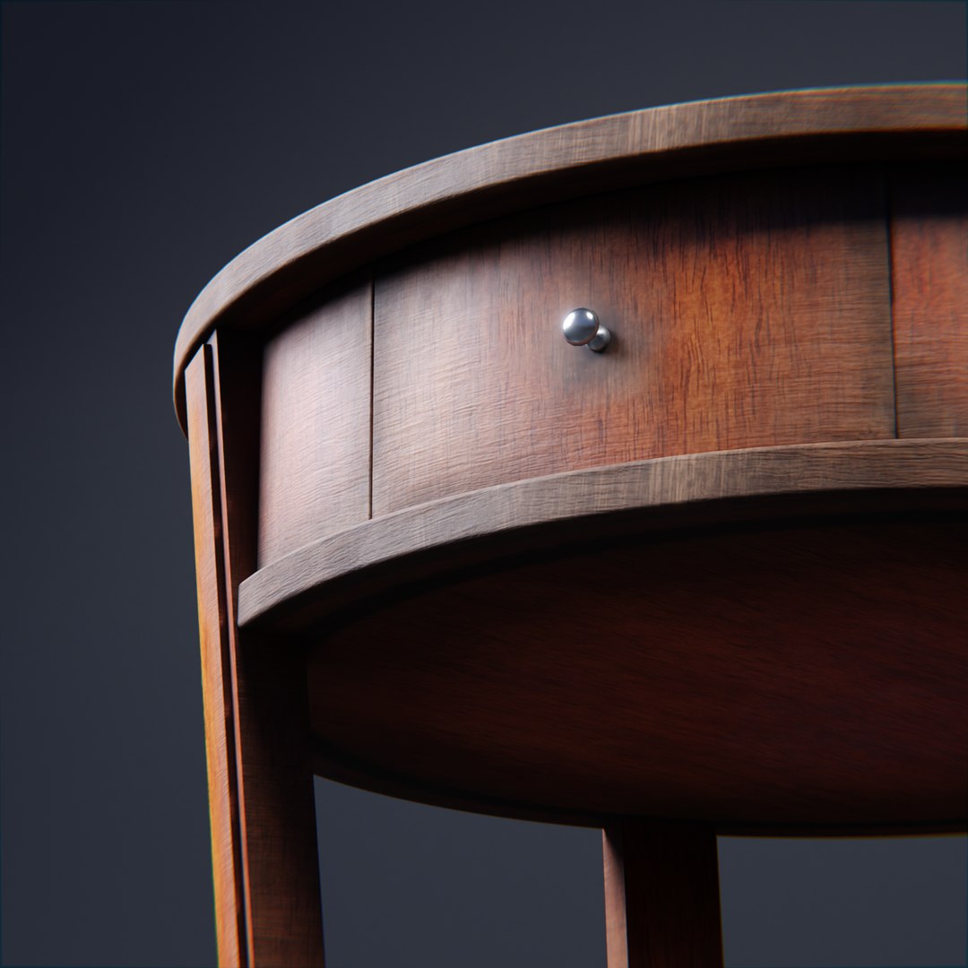 3D Model Walnut Coffee Table - TurboSquid 1961451