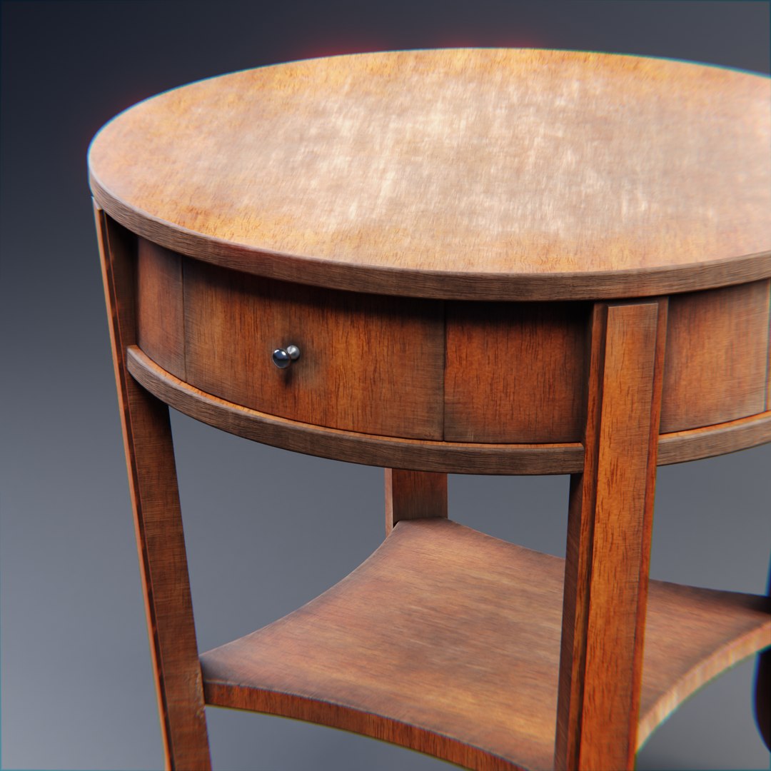 3D Model Walnut Coffee Table - TurboSquid 1961451