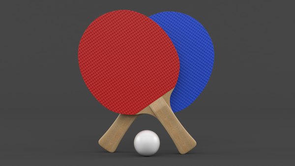 Table Tennis Rackets 3D - TurboSquid 2018803
