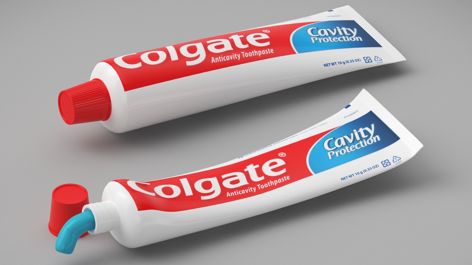 Toothpaste set 3D - TurboSquid 1701452