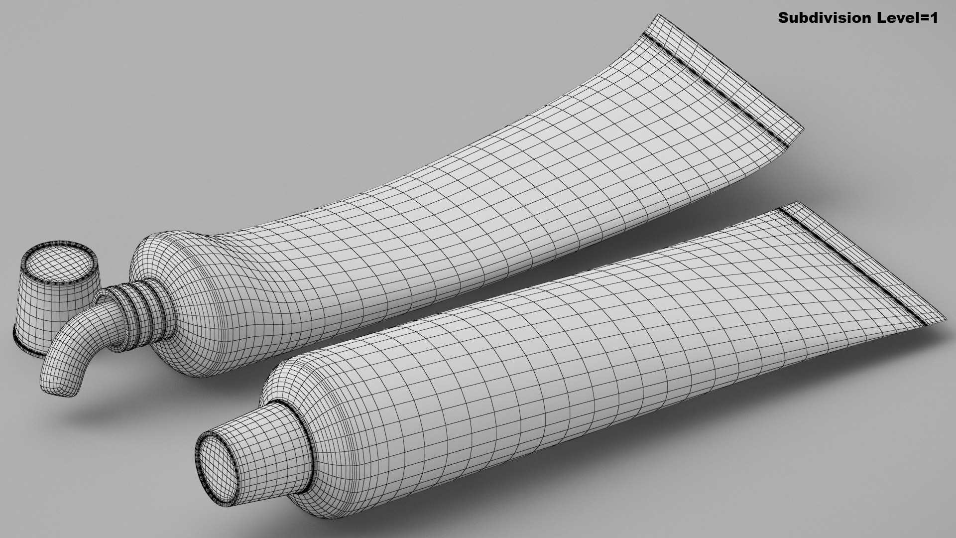 Toothpaste set 3D - TurboSquid 1701452