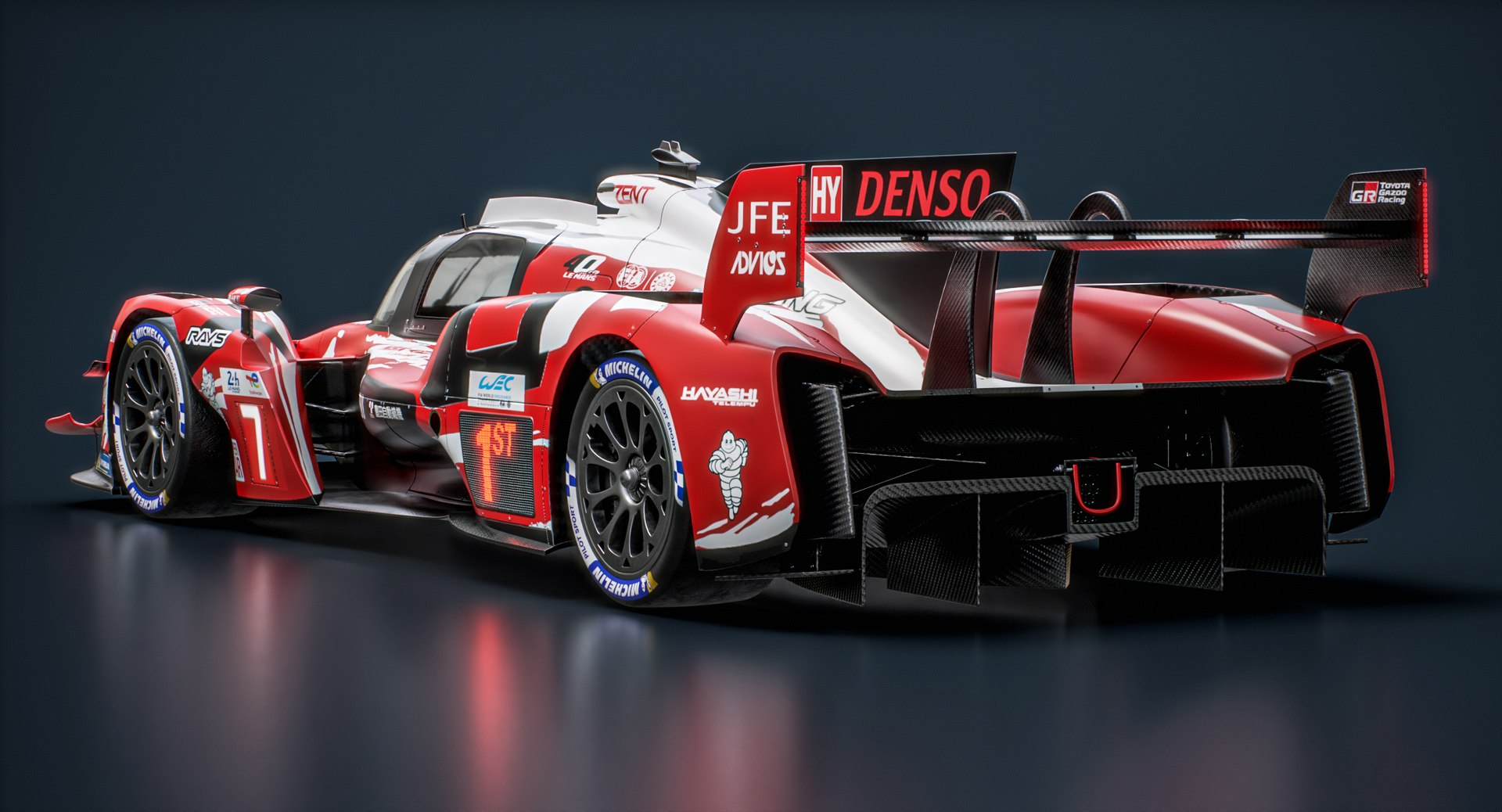 Toyota GR010 2025 Hybrid WEC LMH Hypercar 3D Model - TurboSquid 2420971