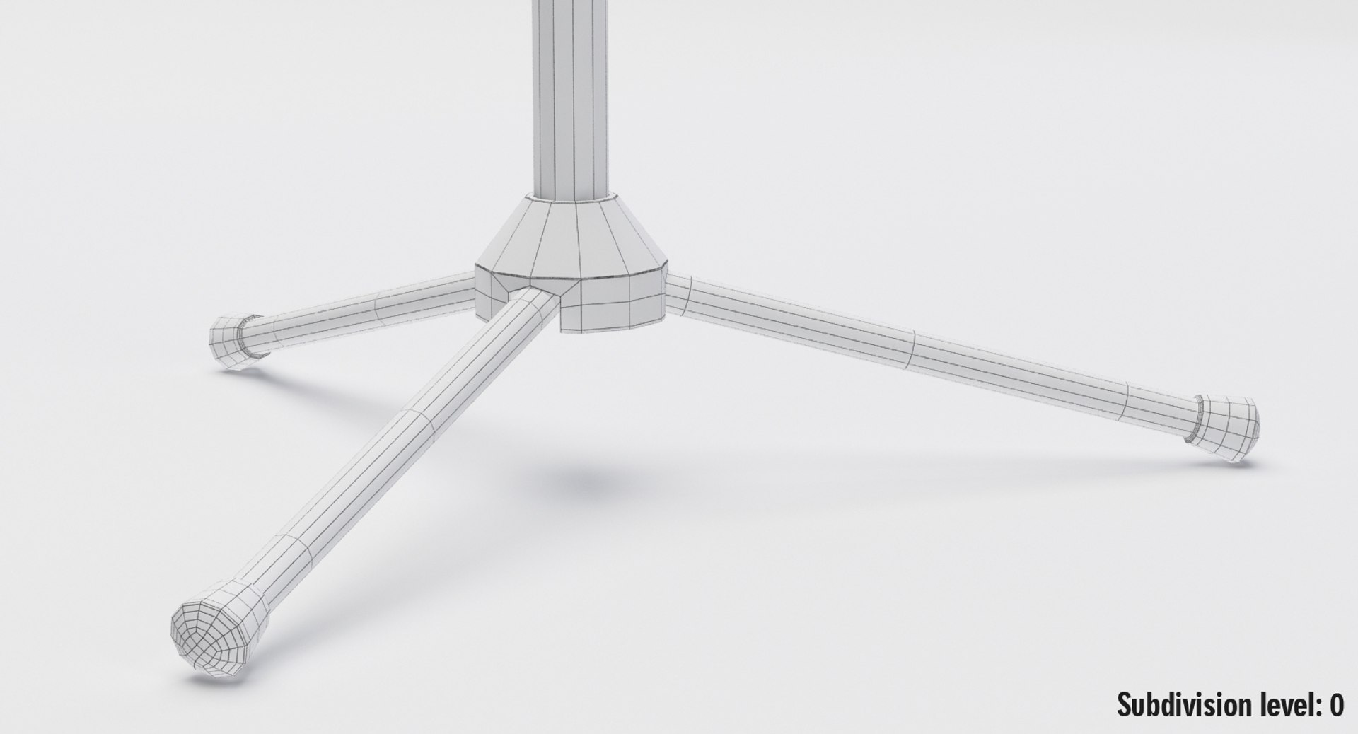 Stage microphone stand 3D model - TurboSquid 1263015