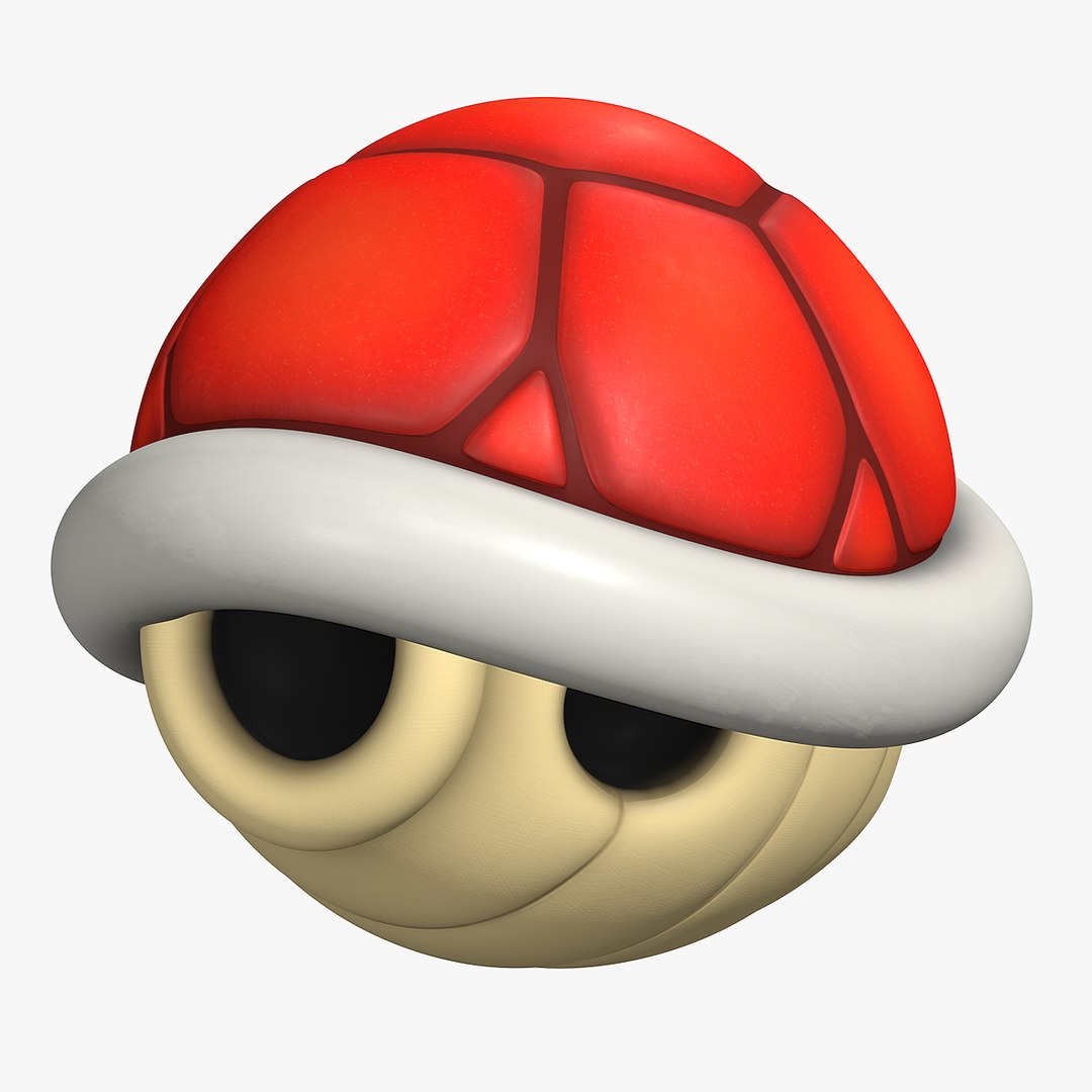 3D Mario Bros Koopa Shell Red Cinematic - TurboSquid 2058405