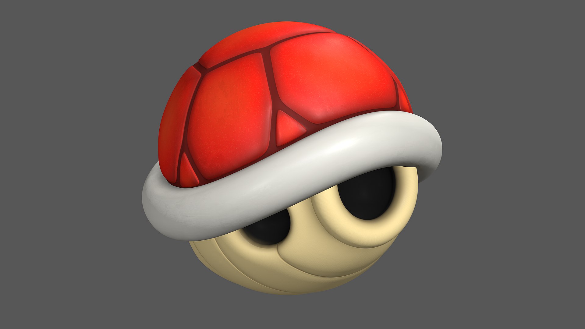 modèle 3D de Mario Bros Koopa Shell Red Cinematic - TurboSquid 2058405
