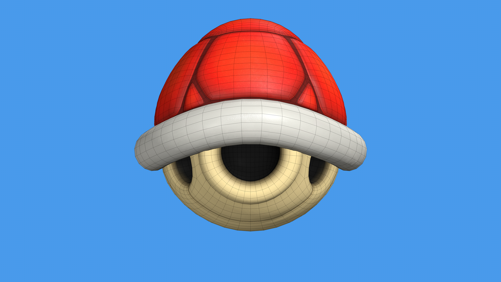 3D Mario Bros Koopa Shell Red Cinematic - TurboSquid 2058405