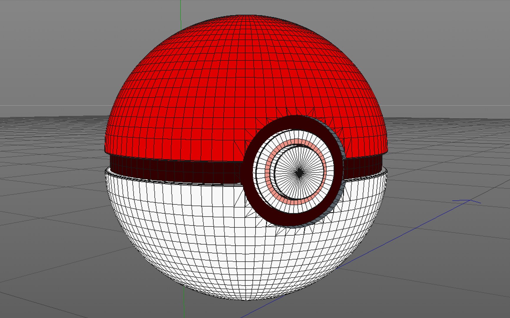 Pokeball Ball 3D Model - TurboSquid 1524378