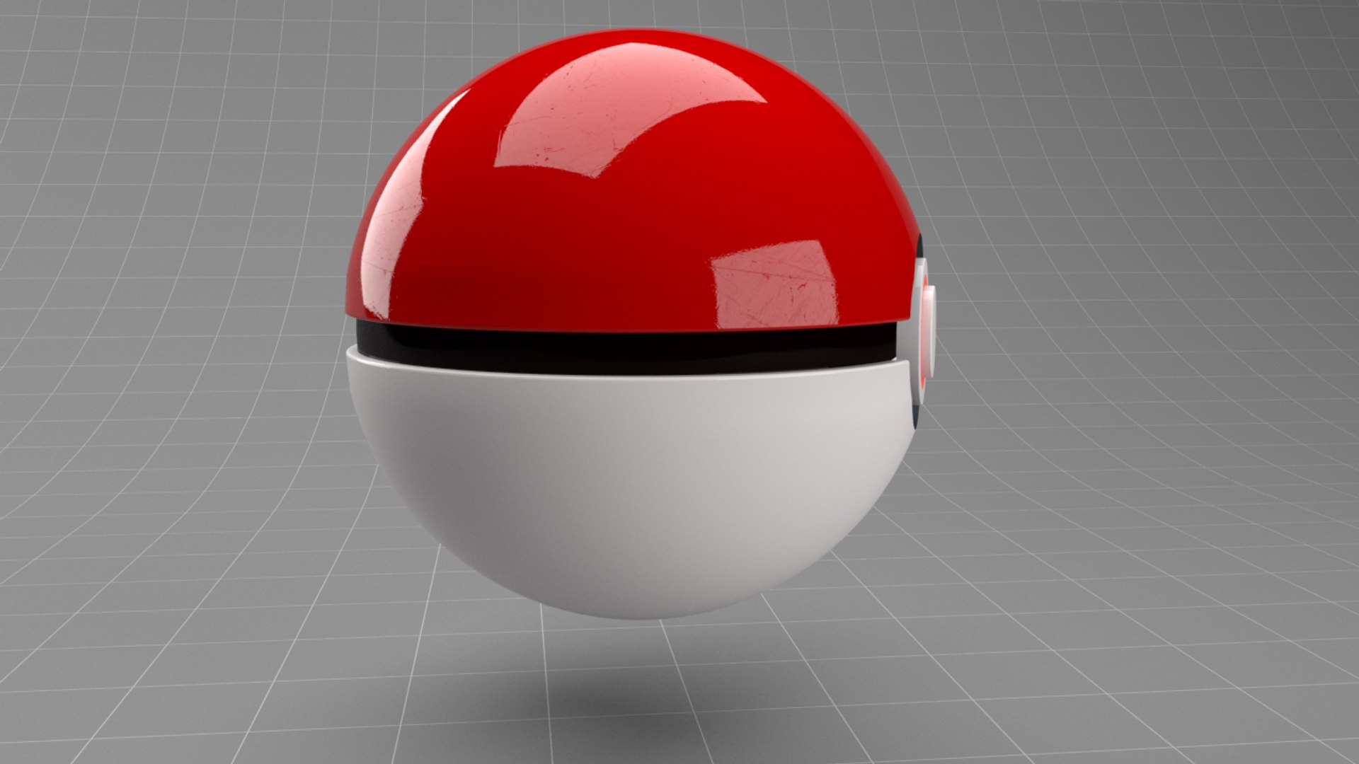Pokeball Ball 3D Model - TurboSquid 1524378