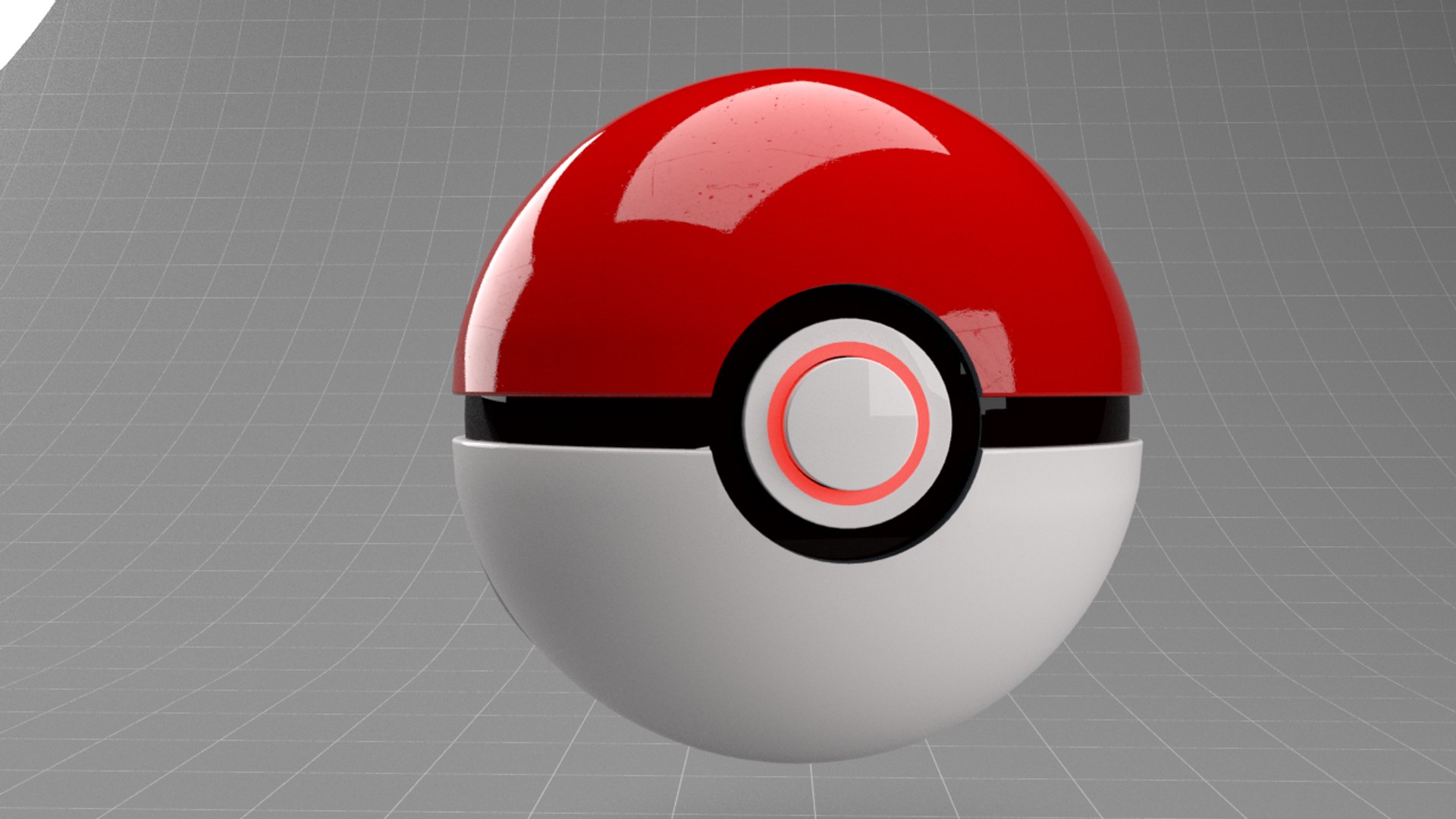 Pokeball Ball 3D Model - TurboSquid 1524378