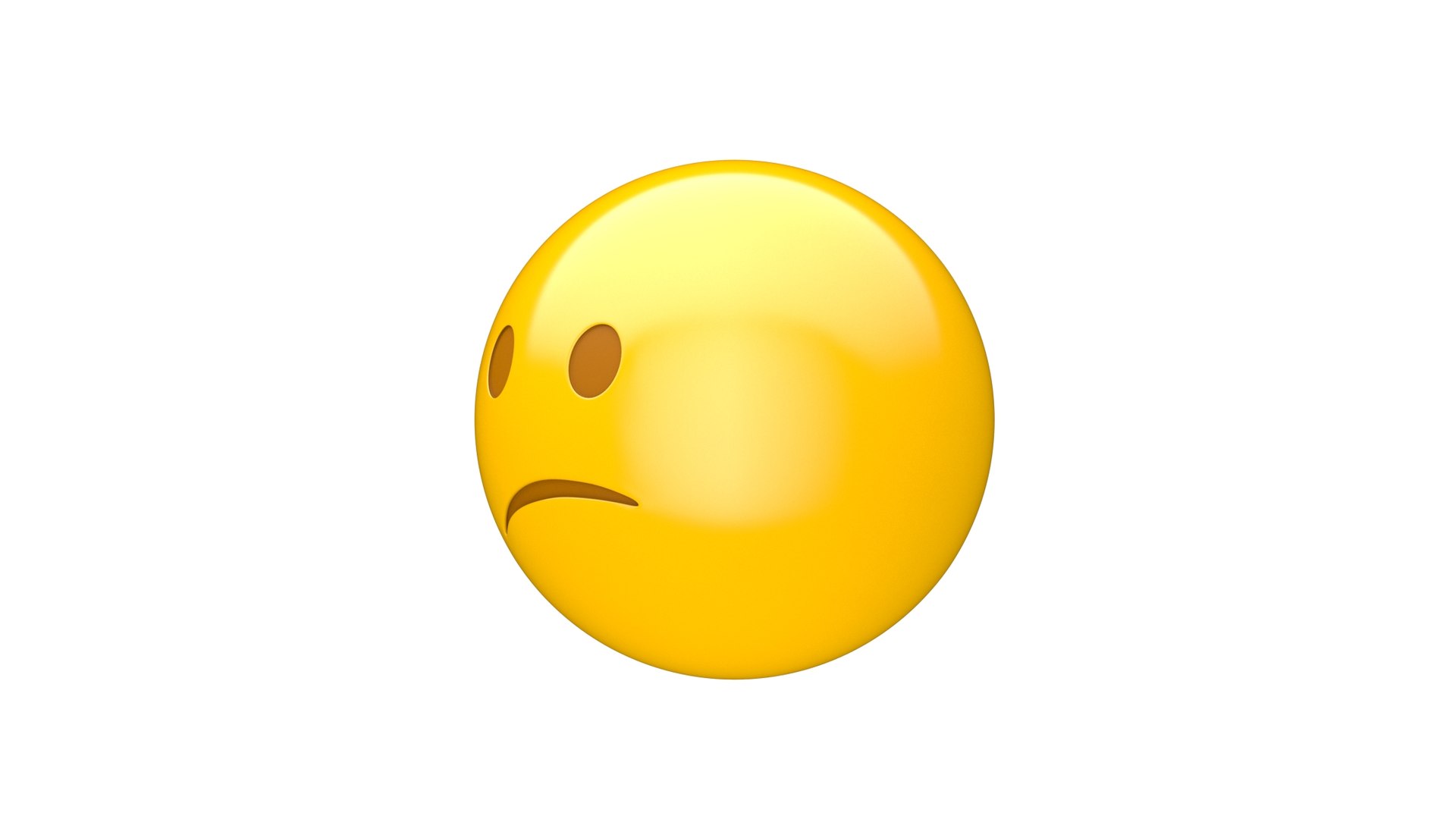 Apple Confused Face 3D Model - TurboSquid 1771664